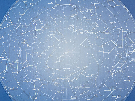 Blue & White, Constellations of the Night Sky – Wallpaper John’s