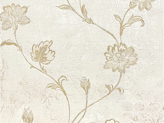 Luxurious Textured Floral, Italian Vinyl – Wallpaper John's