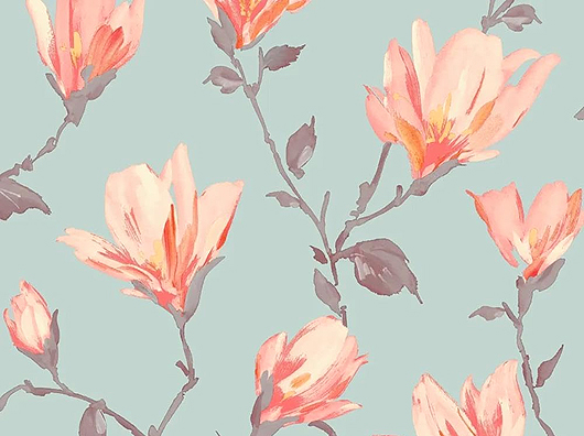 Beautiful Blooming Flowers Pattern – Wallpaper John's